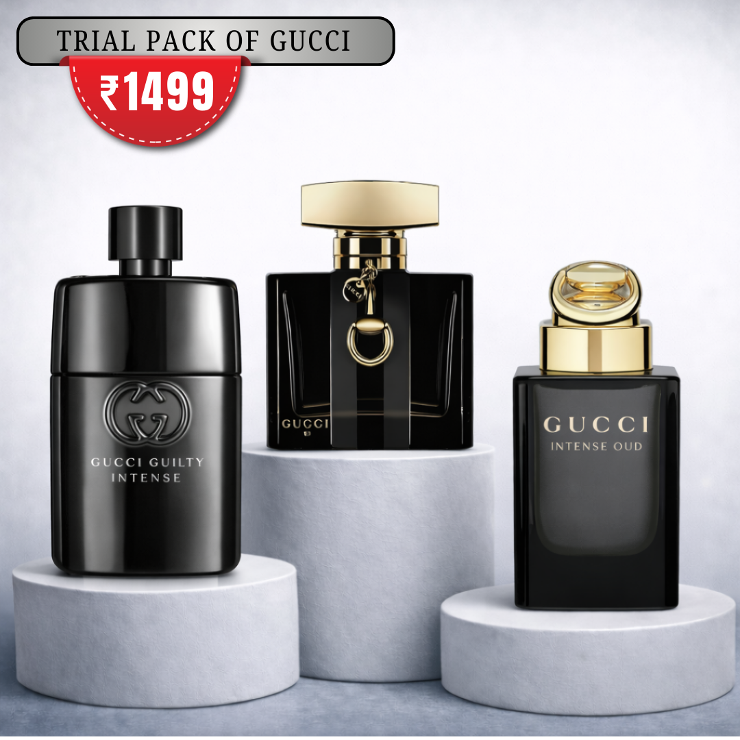 Trial pack of Gucci 50ml X 3 Combo For Men. – PerfumeSteal.in